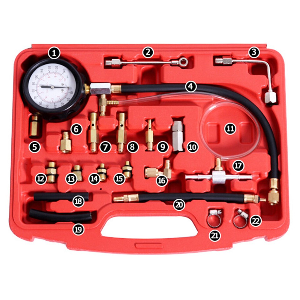 0-140PSI Fuel Injection Pump Pressure Tester Injector Pump Pressure ...