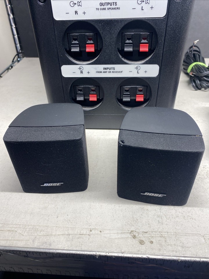 BOSE Acoustimass 3 Series IV Speaker System, Subwoofer, (2) Cubes and ...