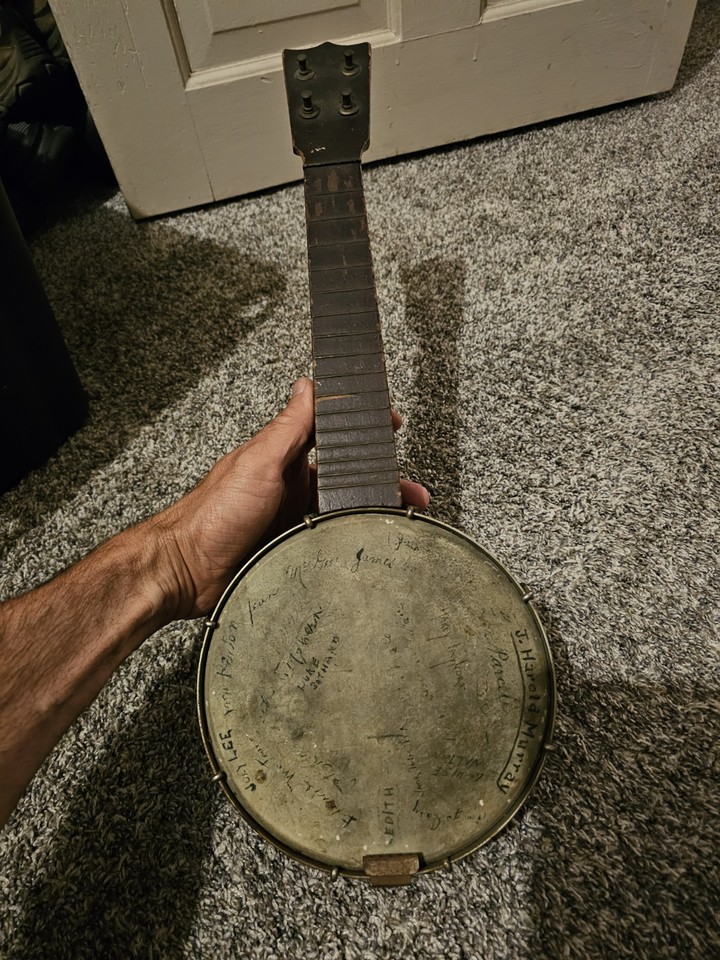 J Harold Murray Actor And Singer 1920s Autographed Banjo | eBay