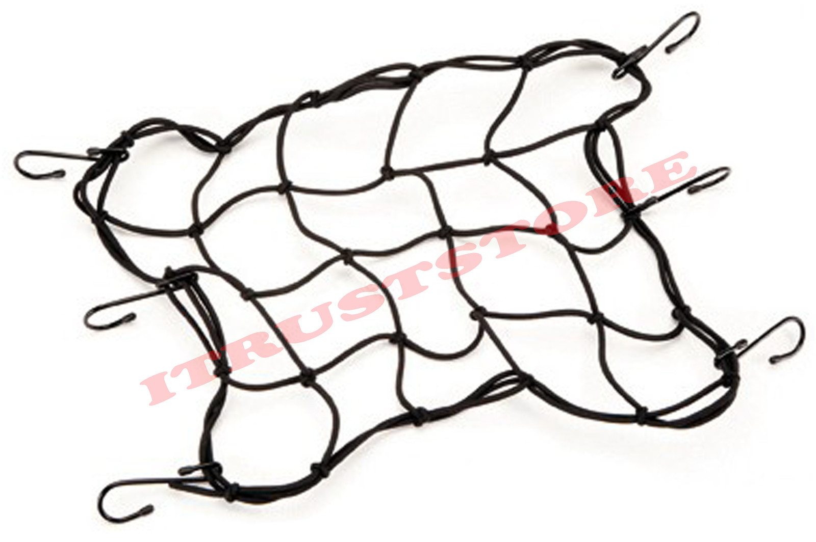 MOTORCYCLE CARGO HOLD DOWN HOLDING NET NETTING SET ATV BUNGEE BUNGIE ...