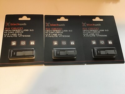 3 blackweb USB 3.0 Flash Drive, 16GB USB 3.0 new in pk | eBay