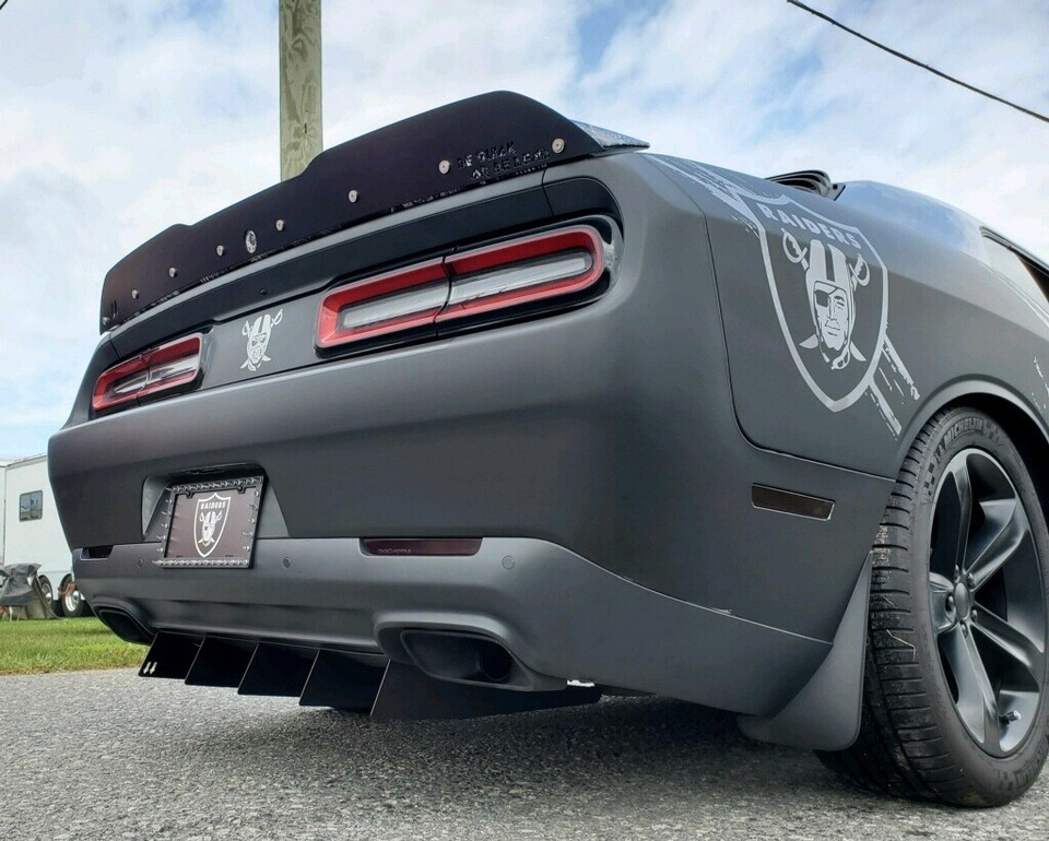 15-22 Challenger SXT RT SRT Hellcat Rear Diffuser Kit Downforce ...