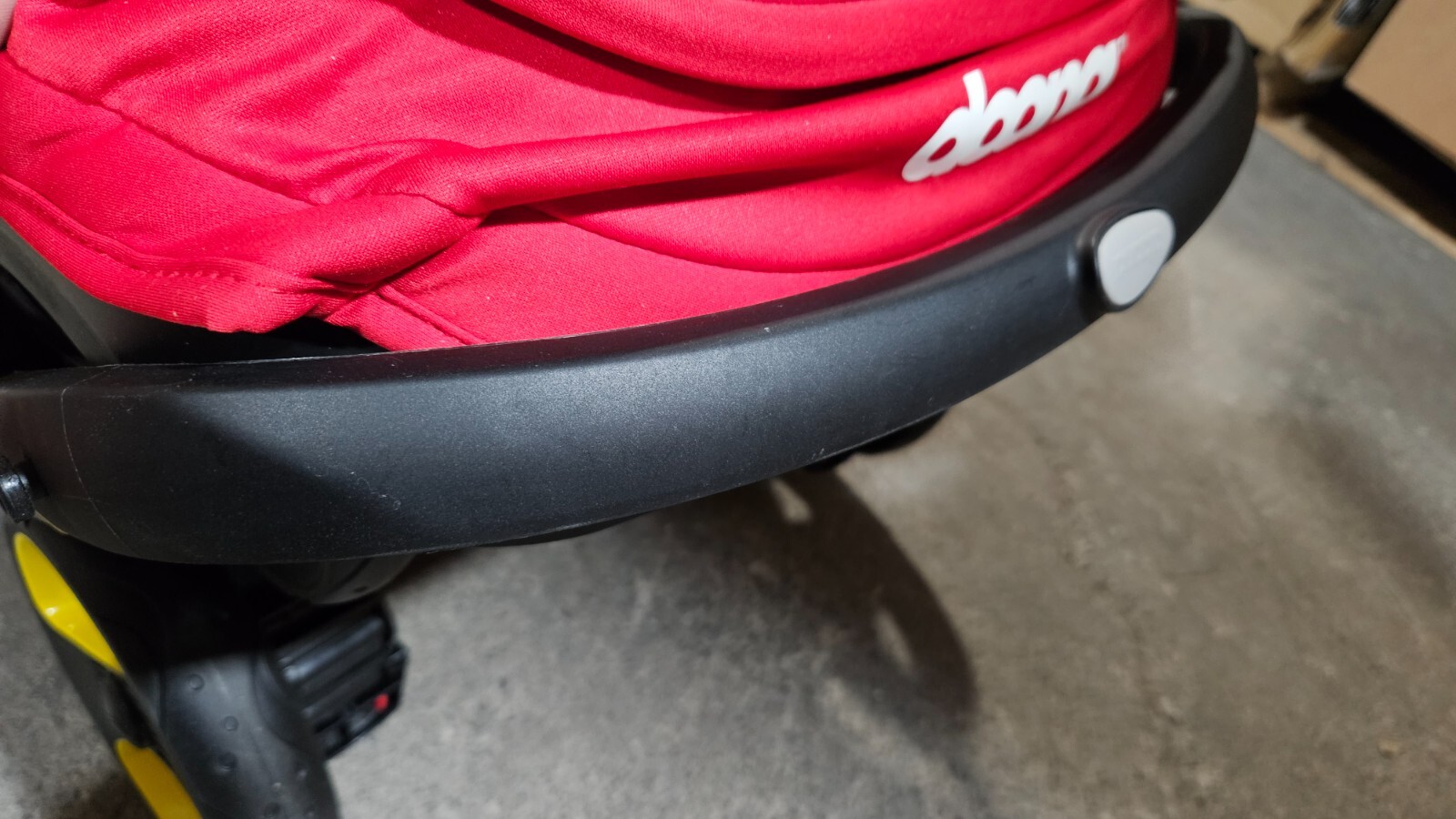 Open Box Doona Infant Stroller & Latch Base - Flame Red 4897055668127 ...