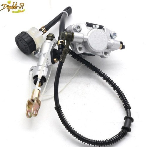 Bike Hydraulic Rear Disc Brake Caliper Foot Brake w/Master Cylinder ...