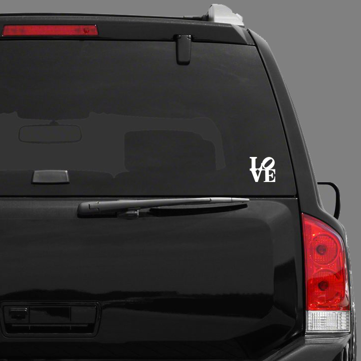 Love 4 Inch Vinyl Decal Park Philadelphia Sticker Multiple Colors ...