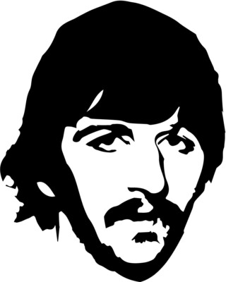 Ringo Starr vinyl decal sticker the beatles classic rock 'n'roll ...