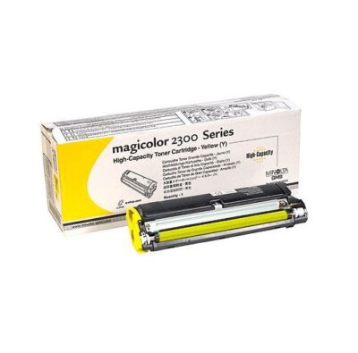 Original Konica Minolta Toner 1710517-002 Yellow for Magicolor 2300 ...