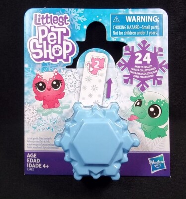 Littlest Pet Shop Frosted Wonderland sealed blind snowflake 2 teensie ...