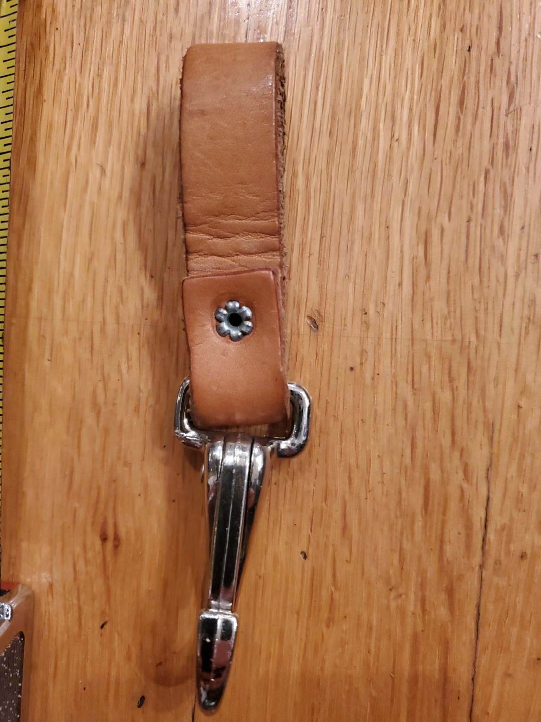 NOS Old Stock Klein Tools Tan Leather Snap Belt Loop Tool Holster USA Made Tight | eBay