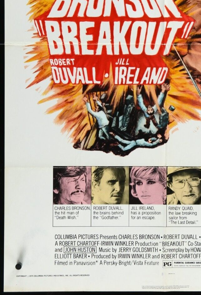 Breakout (1975) - original movie poster - Charles Bronson - Robert ...