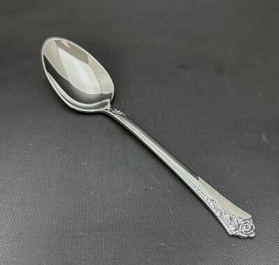 Excellent! ONEIDA Cube Stainless Steel DAMASK ROSE Teaspoon Silverware ...