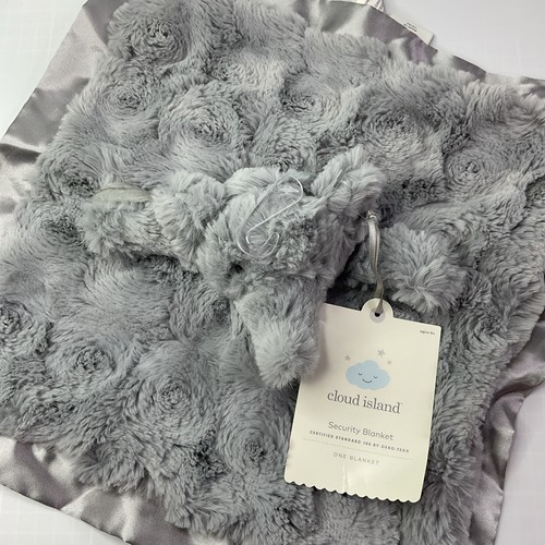 Dreamgro Gray Hippo Security Blanket Buddy Blankie Soft Plush Lovey ...