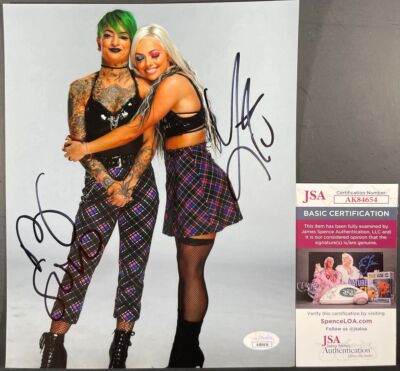 WWE Liv Morgan & Ruby Riott Signed 8x10 Photo A Autograph Riott Squad ...