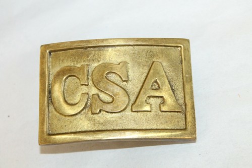 Antique Style Military Civil War Confederate CSA Belt Buckle Square ...