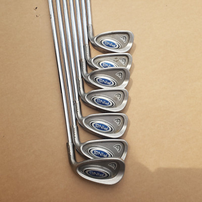 Ping i5 Iron Set 4,5,6,7,8,9, Wedge Steel Mens Right Handed Blue Dot | eBay