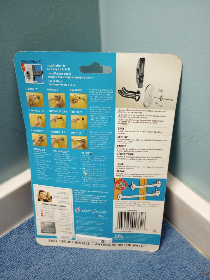 NEW Moen SecureMount Anchors SMA1005CH 34584017628 | eBay