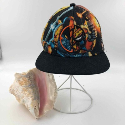 DC Comics DEATHSTROKE Symbol Snapback Cap Hat One Size EUC | eBay