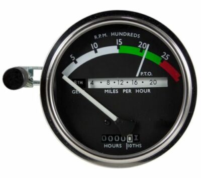 RE206855 White Needle Tachometer Fits John Deere 3010 4000 4010 4020 ...