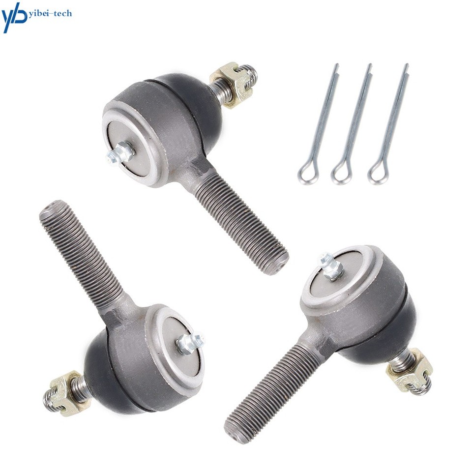#7539/7540 3Pcs Golf Cart Tie Rod Ends For Club Car DS Gas & Electric ...