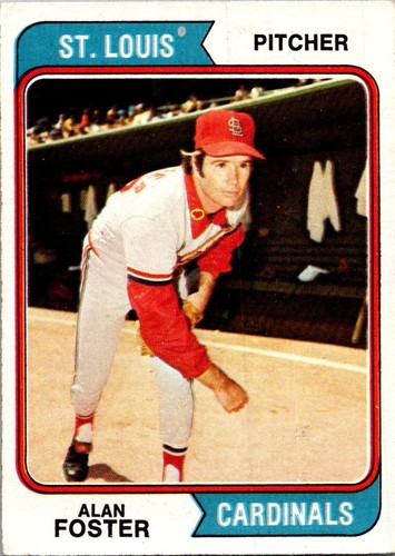Alan Foster 1974 Topps #442 St. Louis Cardinals | eBay