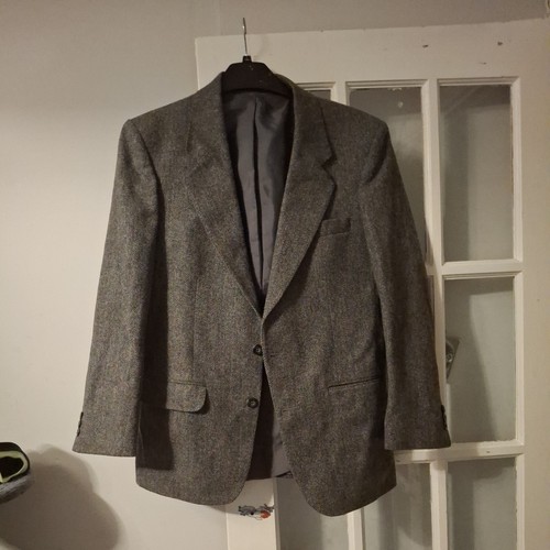 CROMBIE Jacket Blazer Men 38sort Vintage Tweed Style | eBay UK