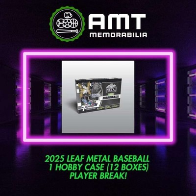 Tre Phelps 2025 Leaf Metal Baseball 1X Case 12X Box Break #1 | eBay