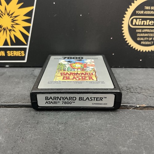 Barnyard Blaster Atari 7800 W.Manual 1988 FREE TRACKED POSTAGE | eBay