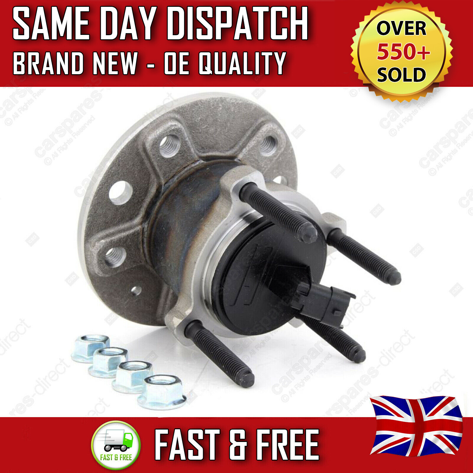 VAUXHALL VECTRA C REAR WHEEL HUB BEARING KIT ASSEMBLY 2002>2009 *BRAND ...