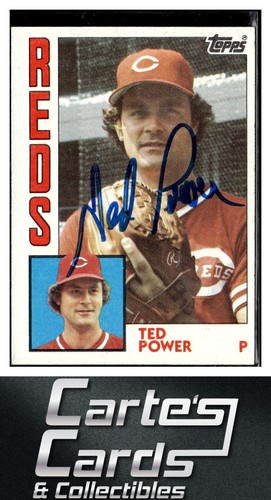 Ted Power 1984 Topps #554 Cincinnati Reds TTM/IP Signed Autographed | eBay