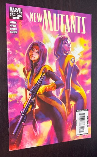 NEW MUTANTS #4 (Marvel Comics 2009) -- Limited 1:15 Benjamin VARIANT ...