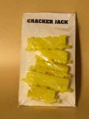 FIVE PIECE CRACKER JACK PREMIUM TOY YELLOW TRAIN SET SEALED | eBay