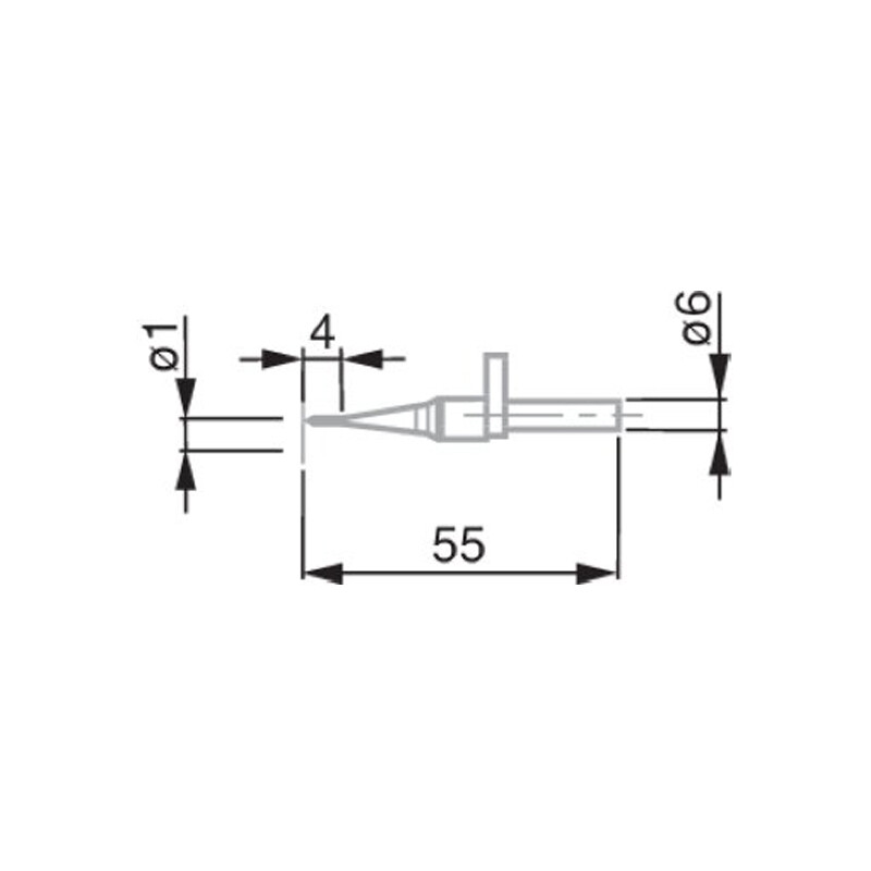 1.0mm Carbide Ball Tip Probe Insert for TESA Height Gauges TESA ...
