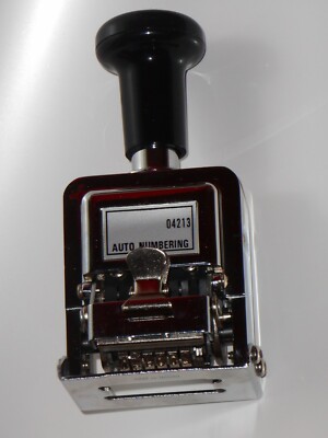 Numbering Machines - Numberer Machine Stamp
