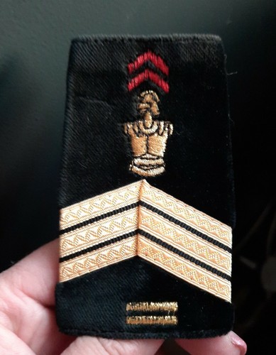 Q0513 fourreau épaule velour génie doré 2 soutaches rouges 10 ans ...