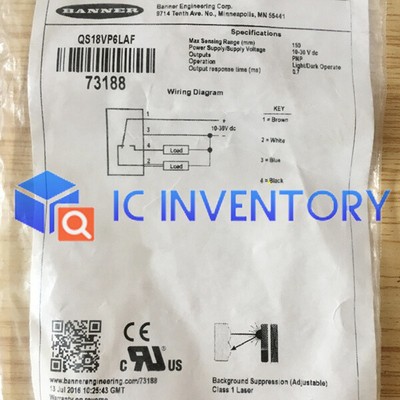 1PCS New BANNER QS18VP6LAF | eBay