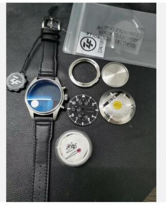 Watch Parts Watch Case Pilot Dial 43mm for IWC ETA 7750 Movement | eBay