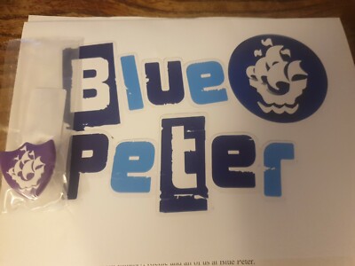 Genuine Blue Peter Badge Purple Badge BBC Offical Badge | eBay UK