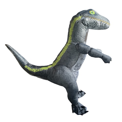 Inflatable Dinosaur Raptor Costume Suit w/Fan for Easter Outdoor ...