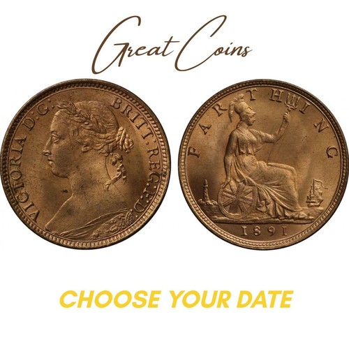 FARTHING QUEEN VICTORIA COIN CHOICE OF YEAR 1860 TO 1956 | eBay