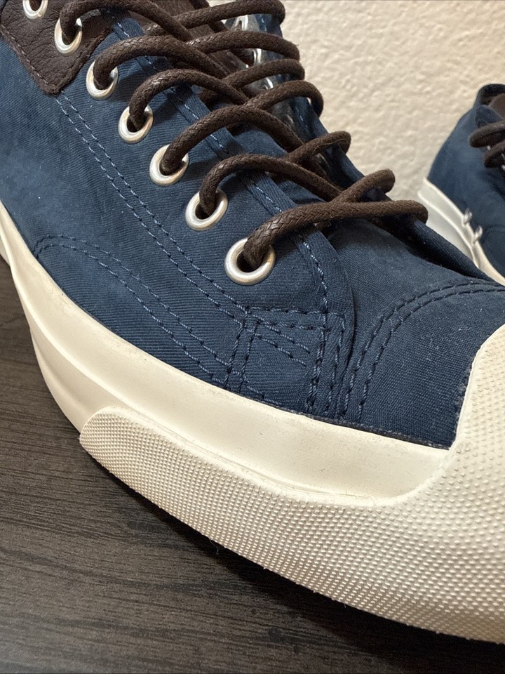 Converse Jack Purcell® Men’s 9.5 Weatherized Textile & Leather, Navy ...