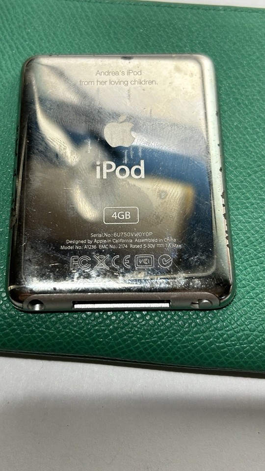 Apple iPod Nano 3rd Generation A1236 4GB Silver (WORKING) | eBay