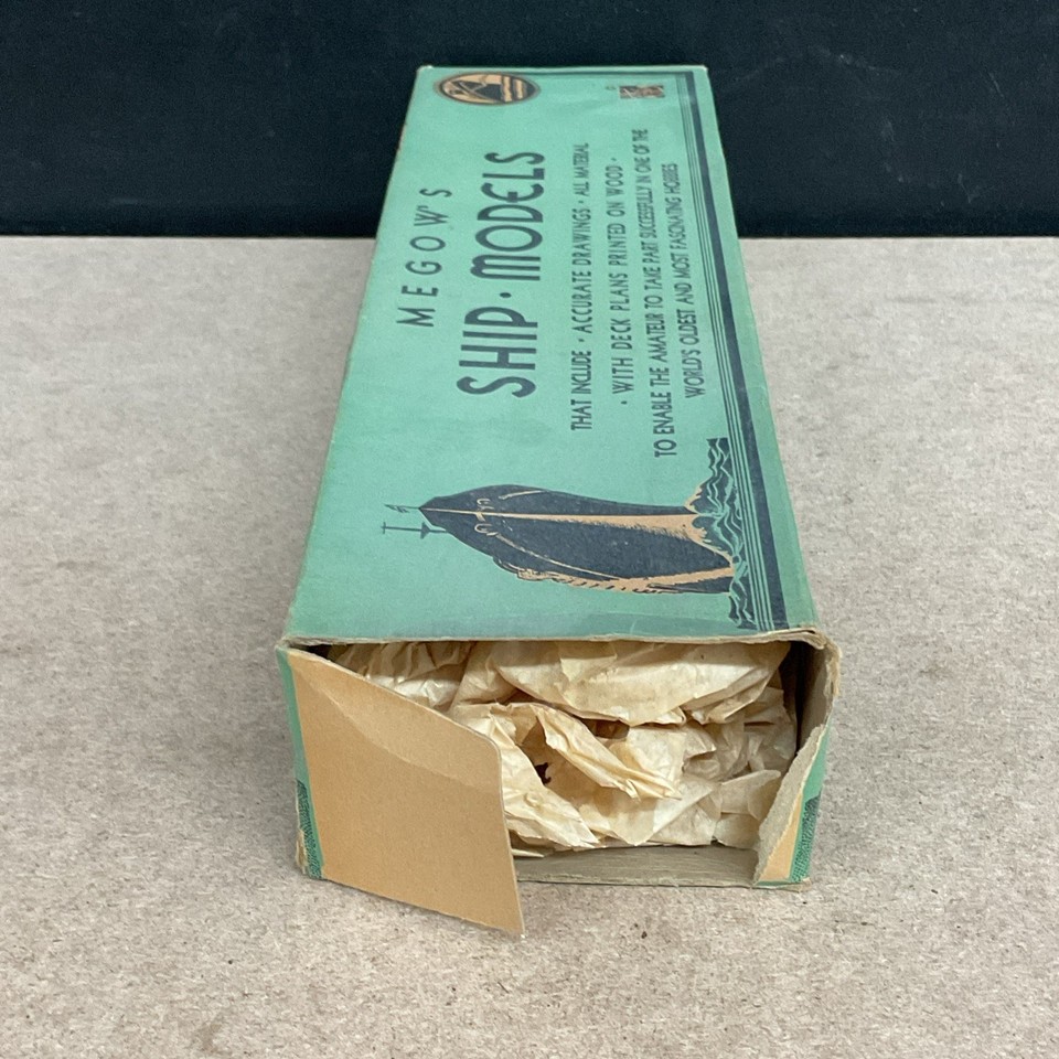 Vintage Megow’s Ship Models H-21 Hispaniola Wood Model Kit | eBay