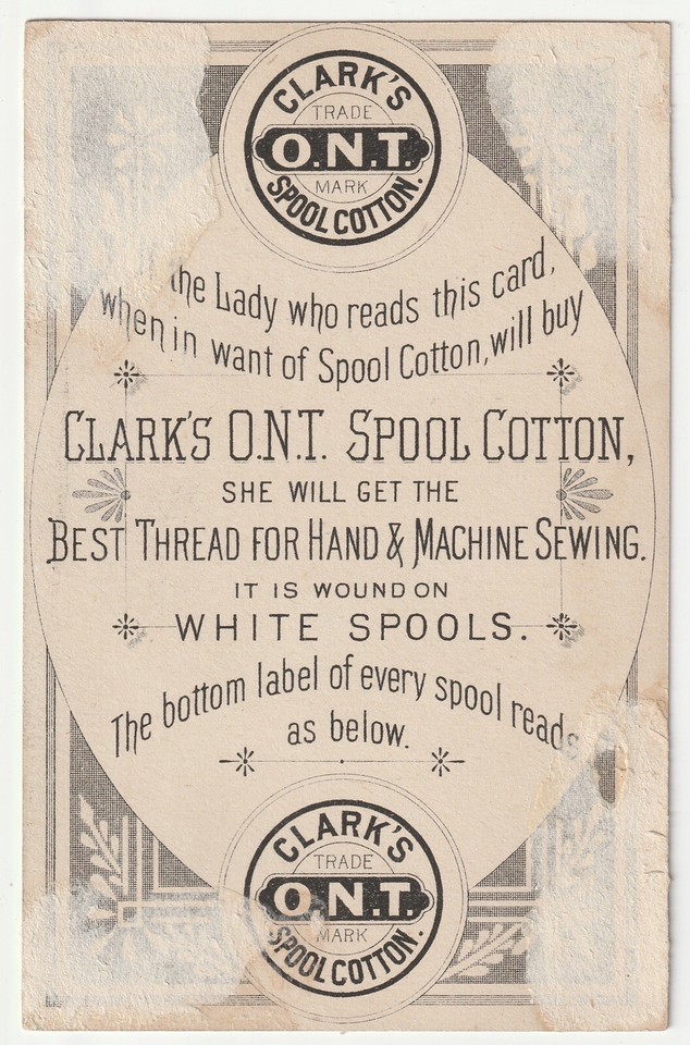 1870s-1880s~Clark's ONT Thread~Sad Ripped Pants Johnnie~Victorian Trade ...