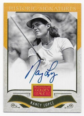 NANCY LOPEZ 2012 Panini Golden Age Historic Signatures AUTOGRAPH | eBay