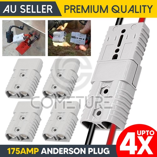 4x 175A AMP Heavy Duty Anderson Style Plug Caravan 4WD Solar Connector ...