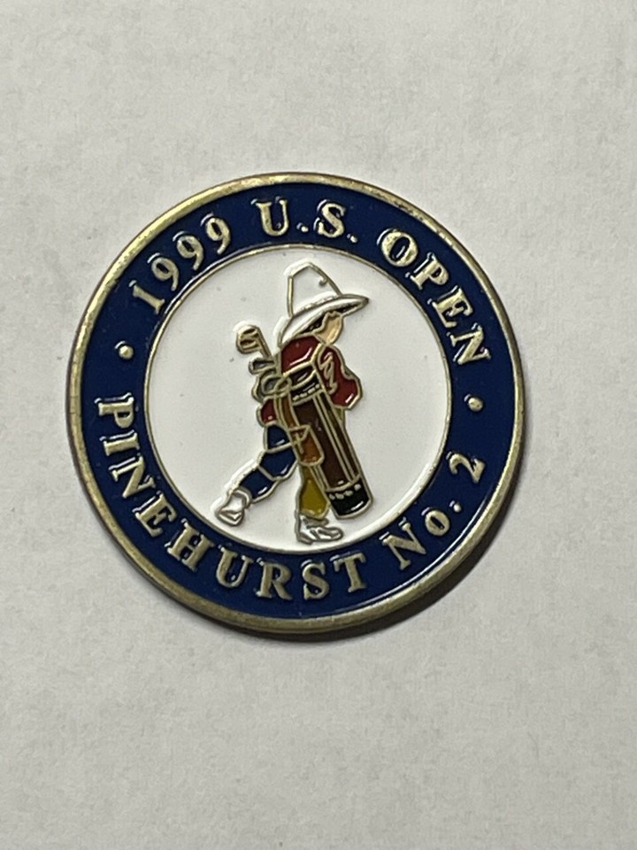 1999 U.S. Open Championship Divot Tool & 1" Coin Golf Marker - Payne ...