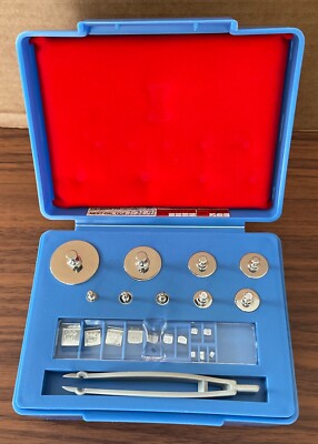Fisher Scientific Calibration Weight Set - NIST Class S - Complete 21pc ...