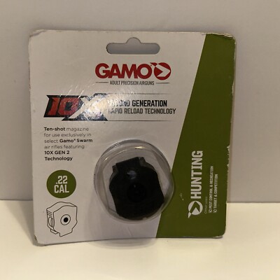 Gamo 10X GEN2 Technology Hunting Quick-Shot Magazine .22 cal Swarm ...