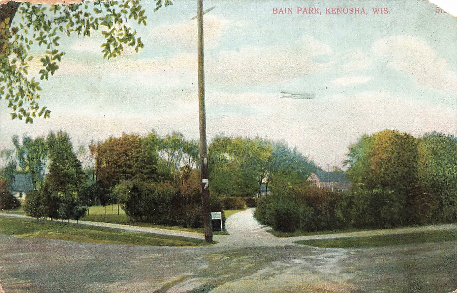 Wisconsin, WI, Kenosha, Bain Park 1910's Postcard | eBay