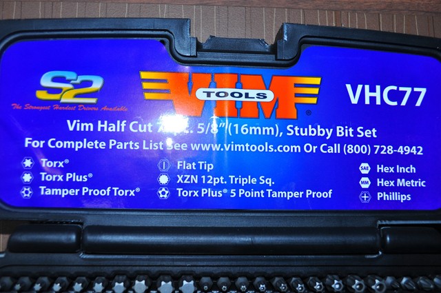 VIM Tools Half Cut Stubby Bit - Set of 77 (VHC77) for sale online | eBay